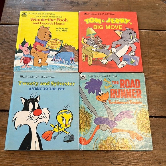 golden | Other | Set Of 4 A Golden Tell A Tale Books | Poshmark